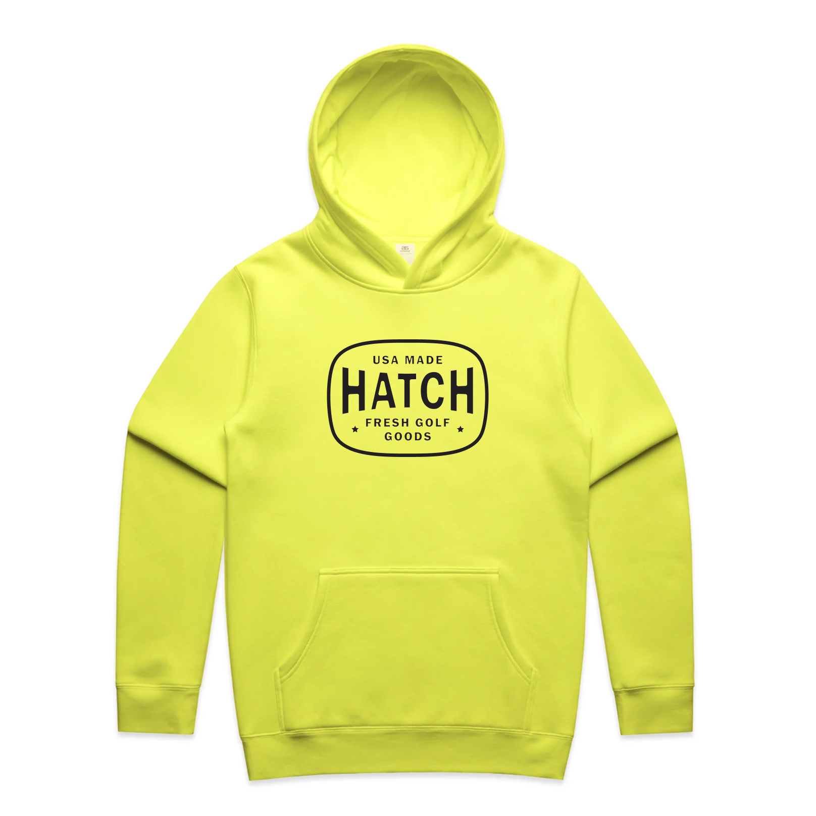 Neon Yellow Hatch USA Made Golf Goods Hoodie – Hatch Golf Co