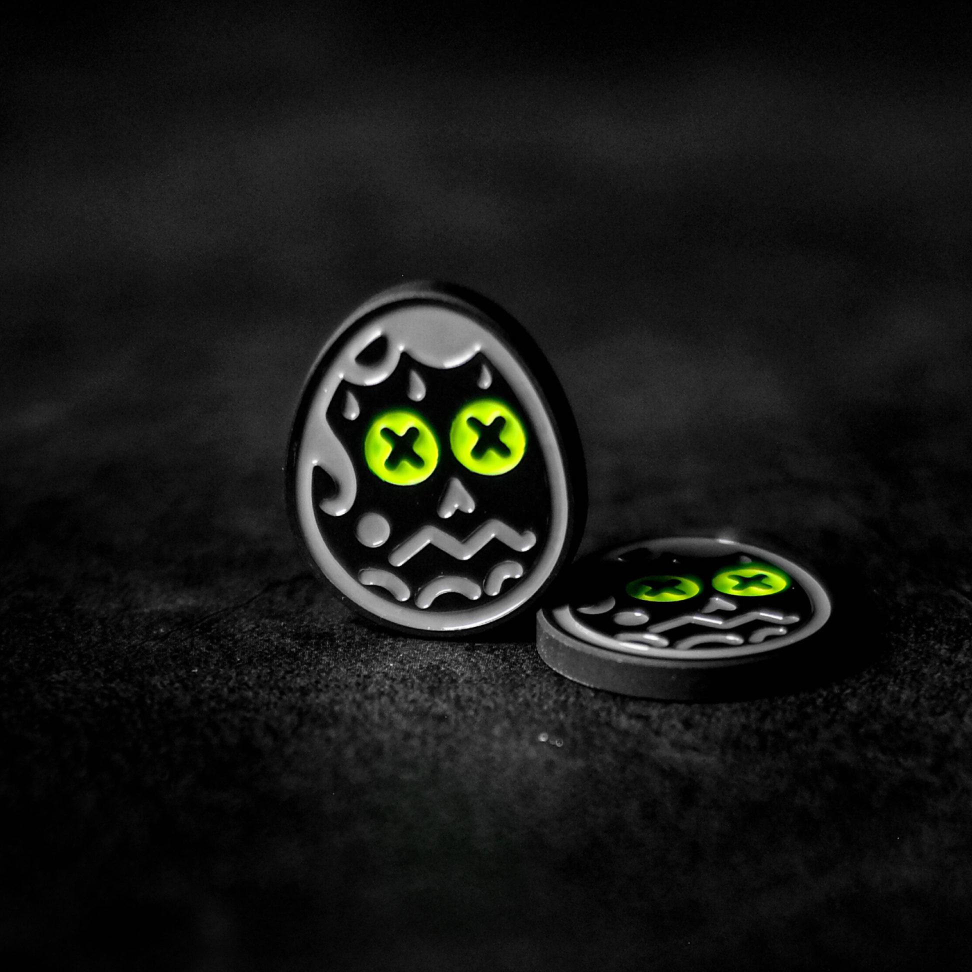 Cerakote Black & Neon Sugar Skull Ball Marker – Hatch Golf Co
